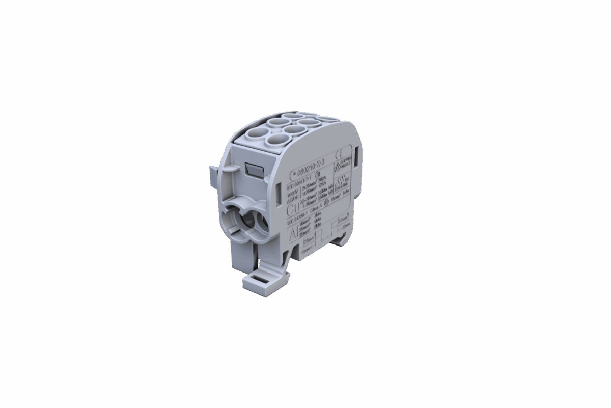 HLAK main line branch terminals with optimised design