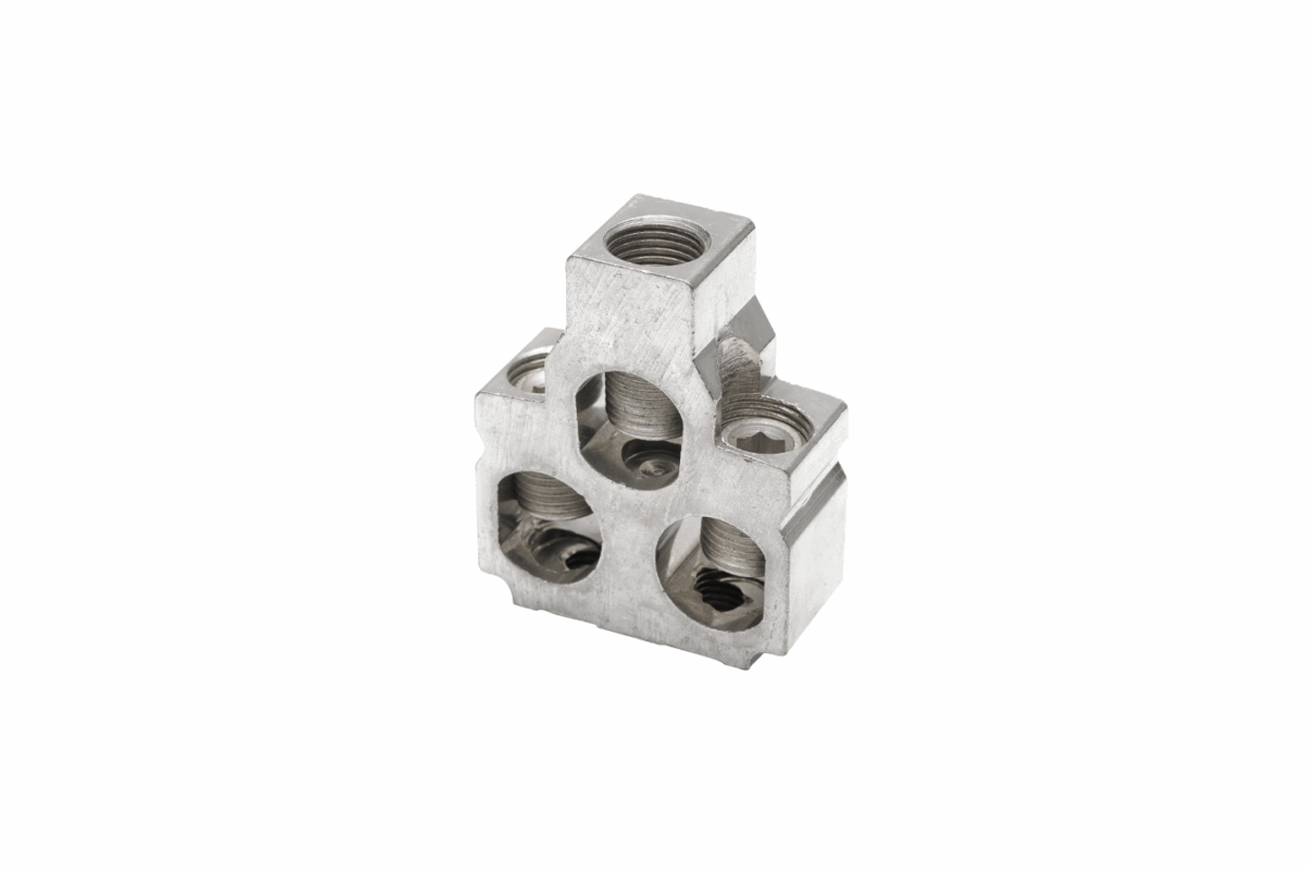 Customised aluminium connector terminals